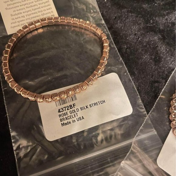 Touchstone Crystal | Jewelry | Touchstone Swarovski Crystal Rose Gold ...